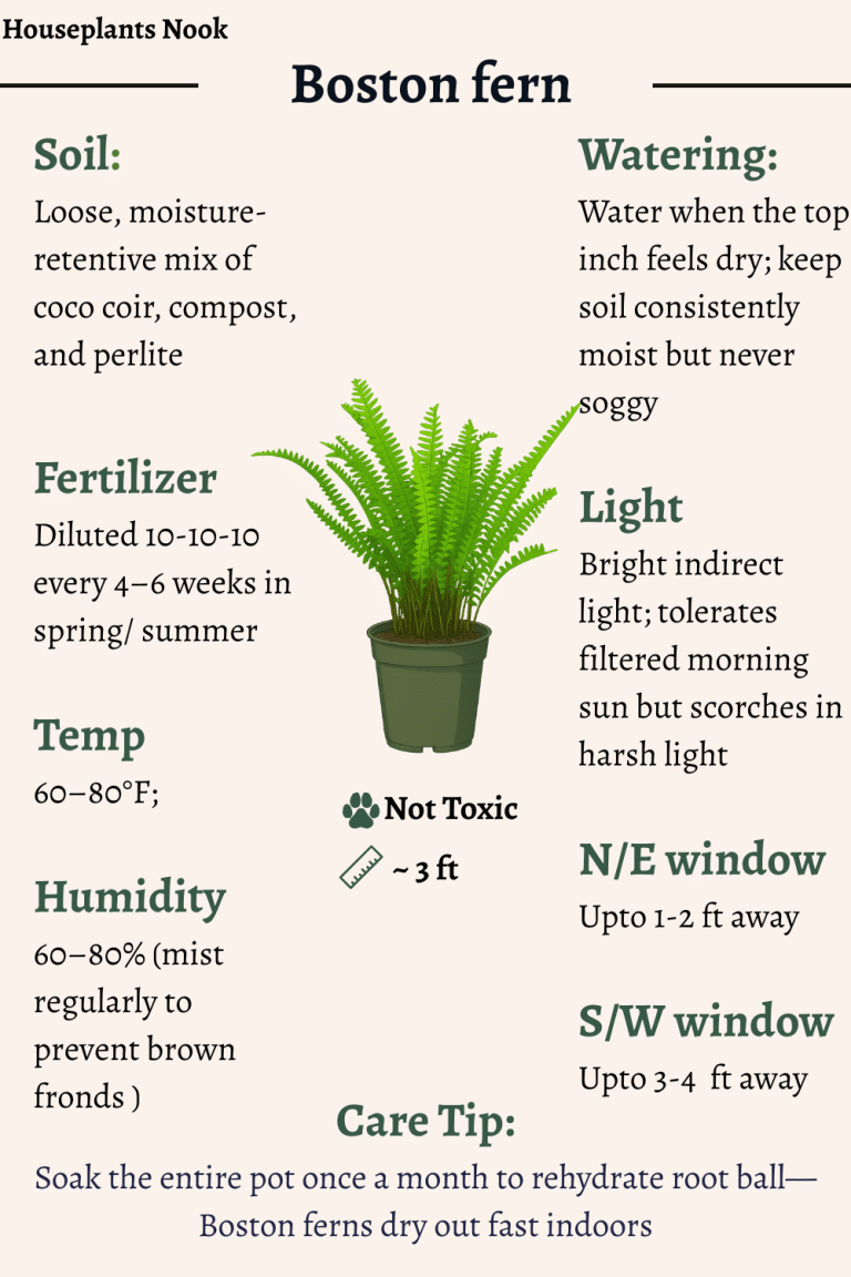 Boston Fern Care: Soil, Watering & Common Problems Solved - Houseplants ...